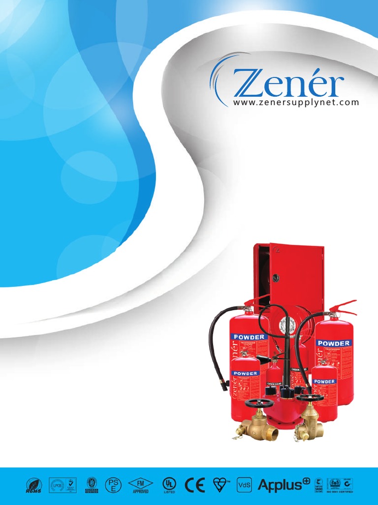 Zener Fire Extinguishers Overview | PDF | Valve | Building Materials