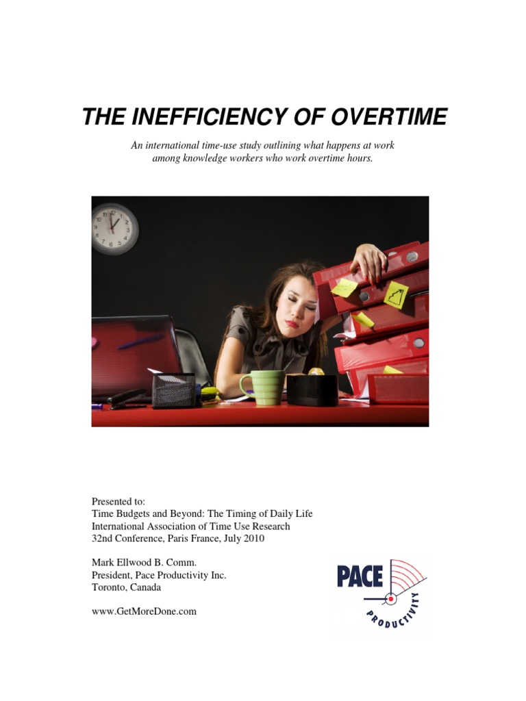 The Inefficiency of Overtime PDF | PDF | Workweek And Weekend | Working ...