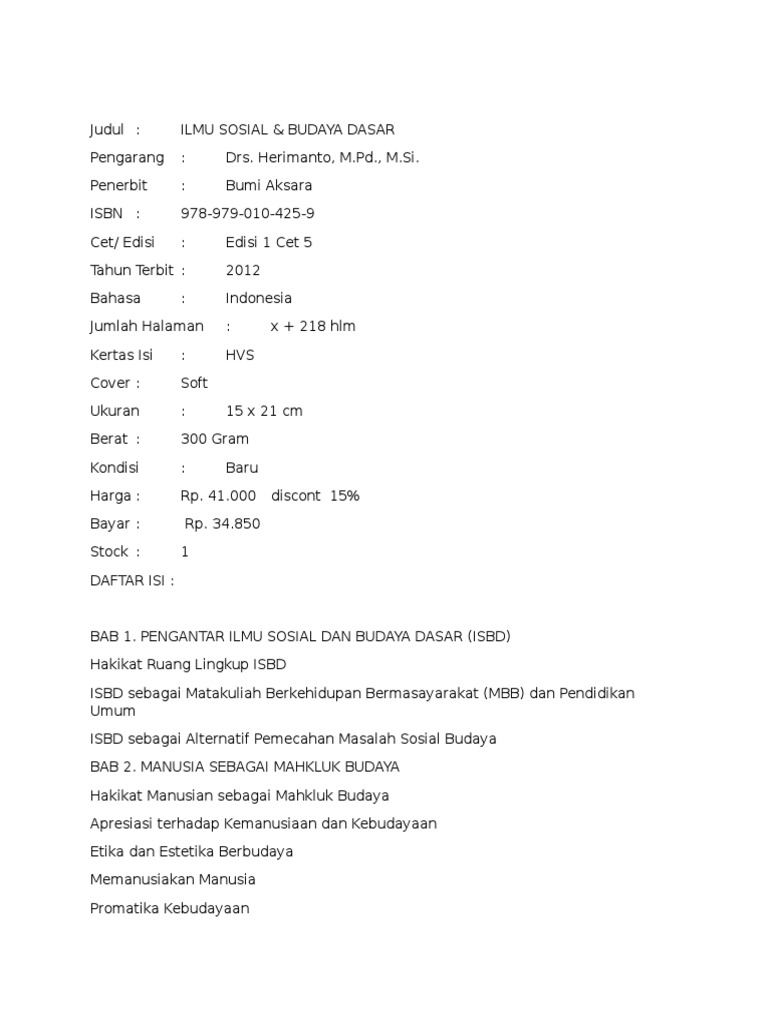 Resensi Buku Isbd | PDF