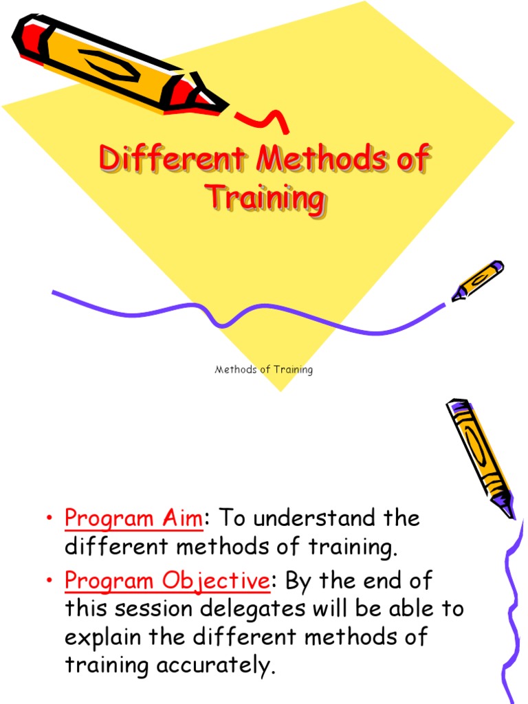 Training Methods | PDF | Lecture | Neuropsychological Assessment