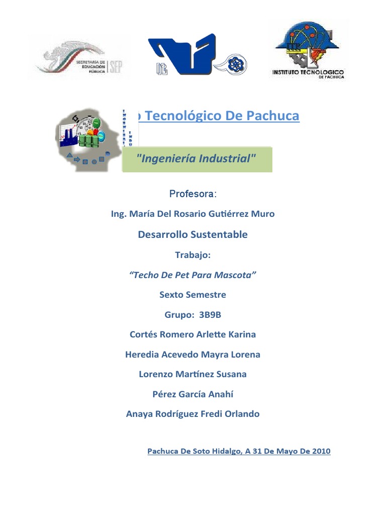 Proyecto Techo de Pet | Descargar gratis PDF | Materiales | Ecología