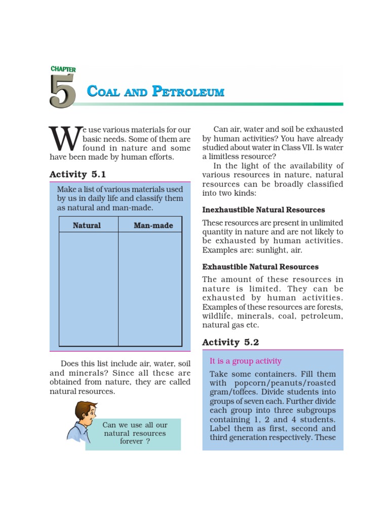 Sci8 - 5 - Coal and Petroleum PDF | PDF | Petroleum | Fuels