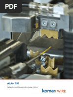 Komax Alpha 550 1 30 T Fully Automatic Wire Processing Machine | PDF ...