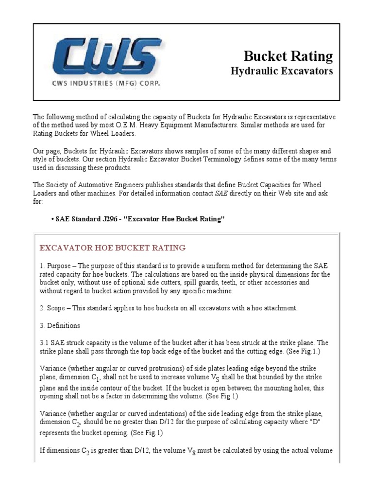 Rating Hex Bucket | PDF | Loader (Equipment) | Nature