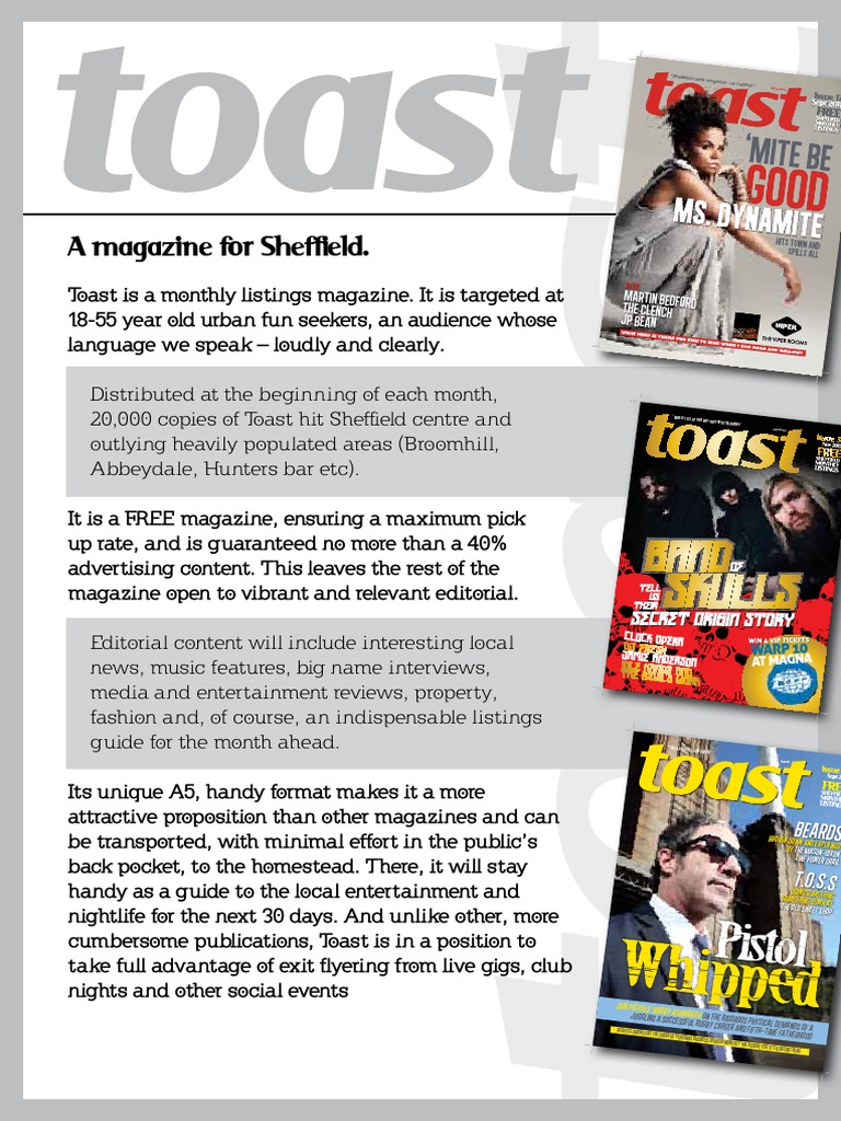 Toast Media Information Si | PDF | Computer File | Image Processing