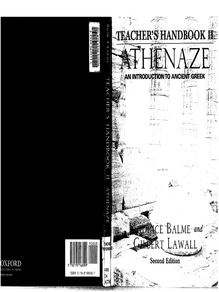 Athenaze Ii - Teacher's Book | PDF