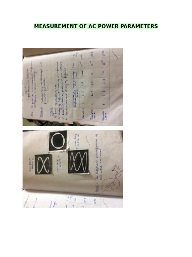 AC Power Parameters | PDF
