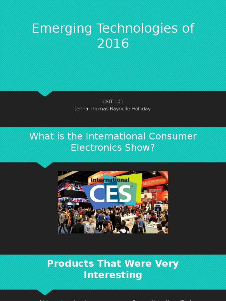 Emerging Technologies | PDF