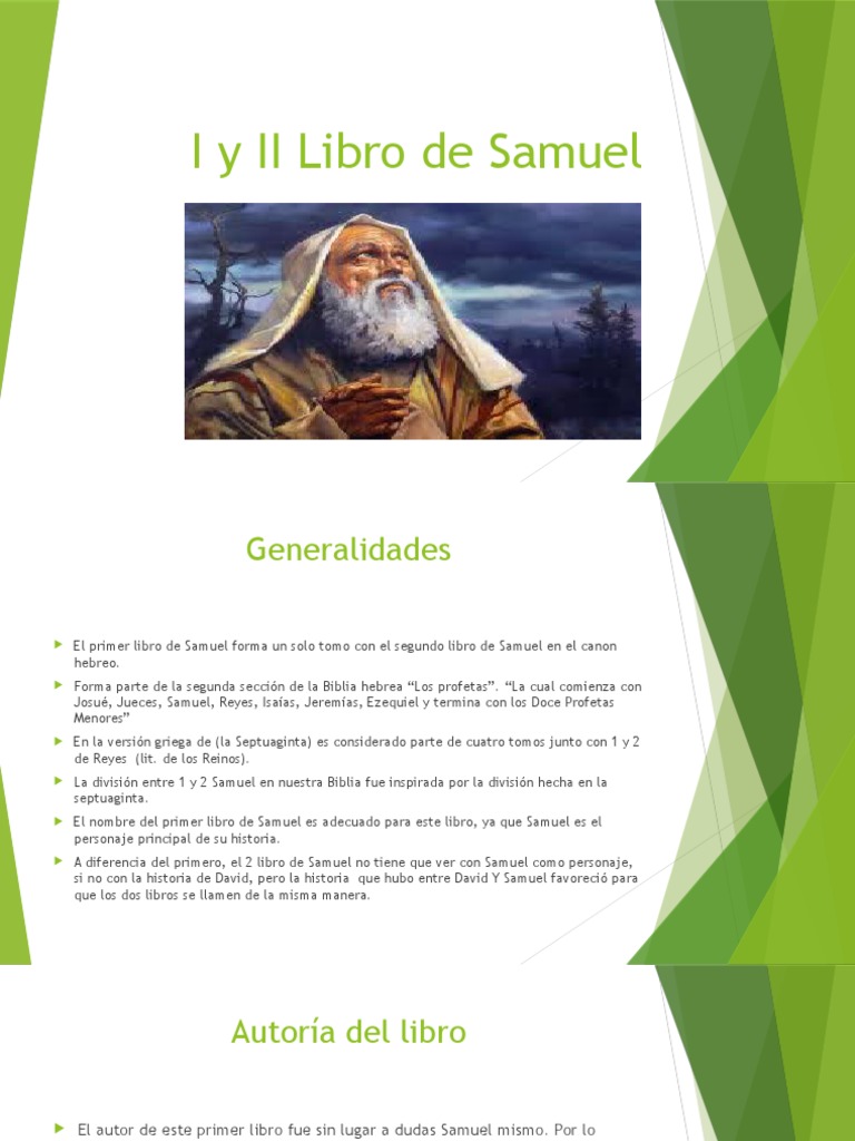 I y II Libro de Samuel | PDF | David | Biblia