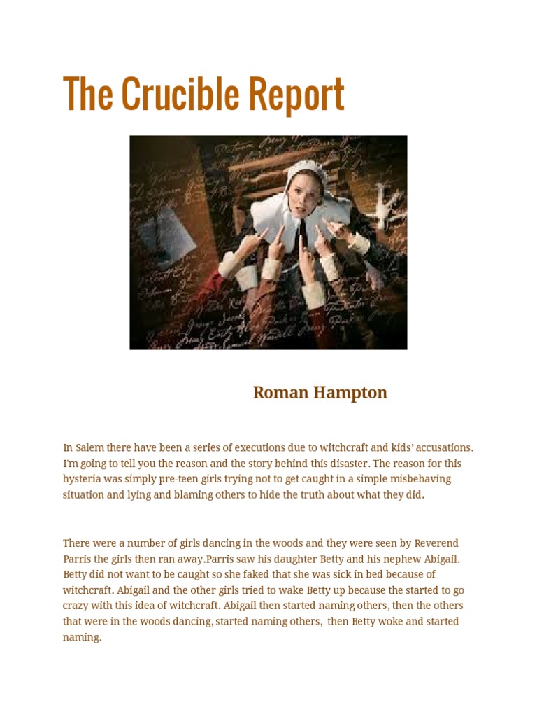 Thecruciblereport | PDF