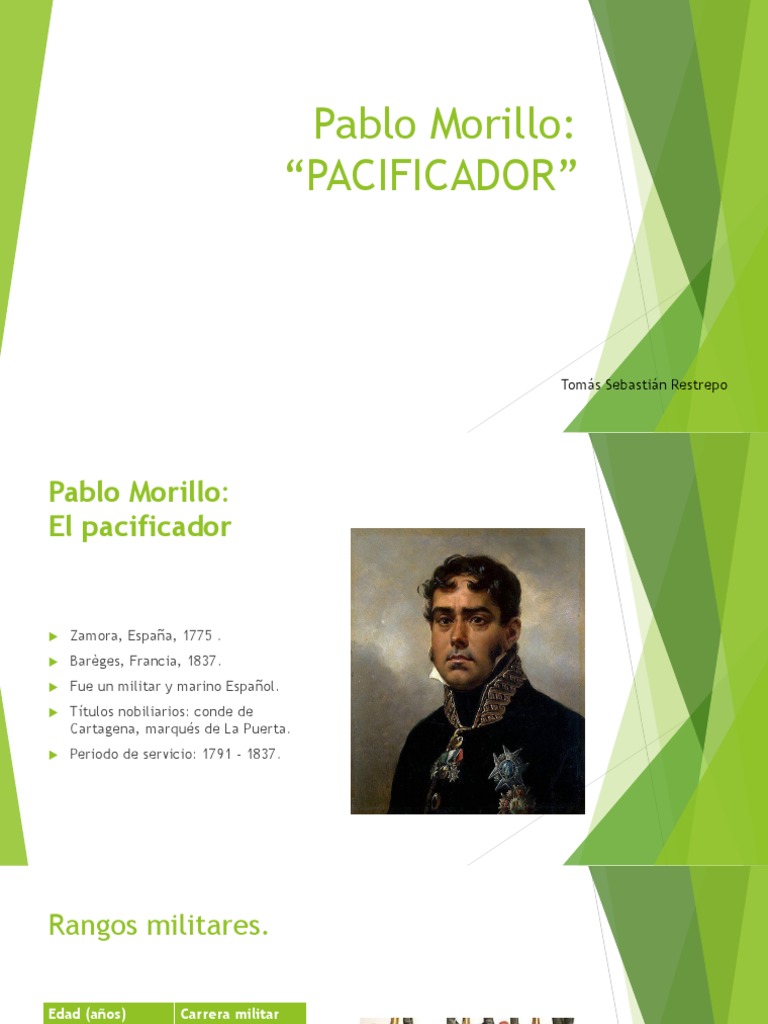 Unidad 4 Pablo Morillo - Tomás Sebastian Restrepo | PDF | Conflictos ...