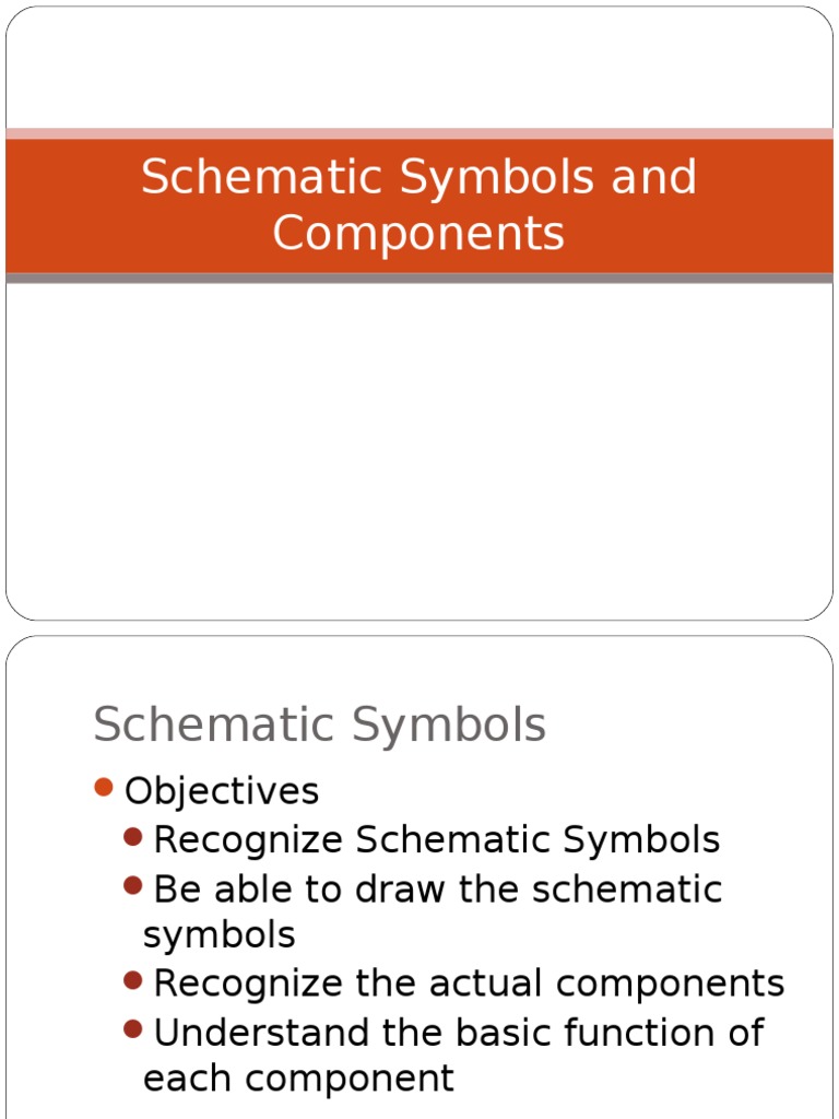 Schematic Symbols and Components | PDF | Electronic Circuits ...