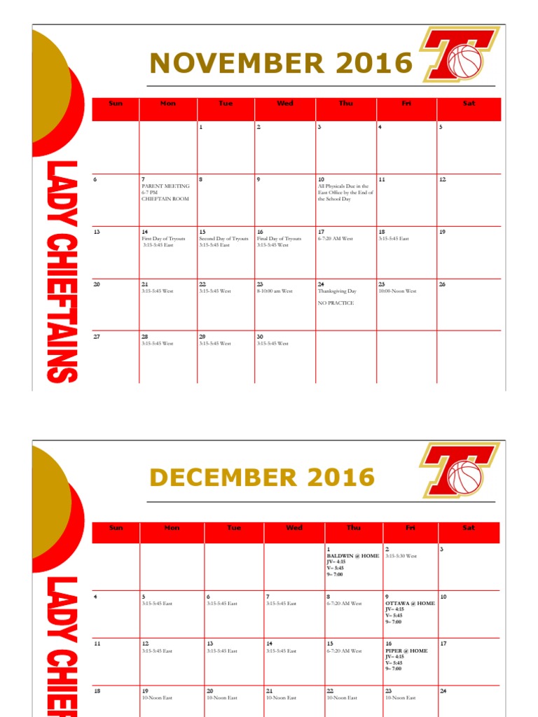 Calendar 16-17 Parent | PDF | Cooking, Food & Wine