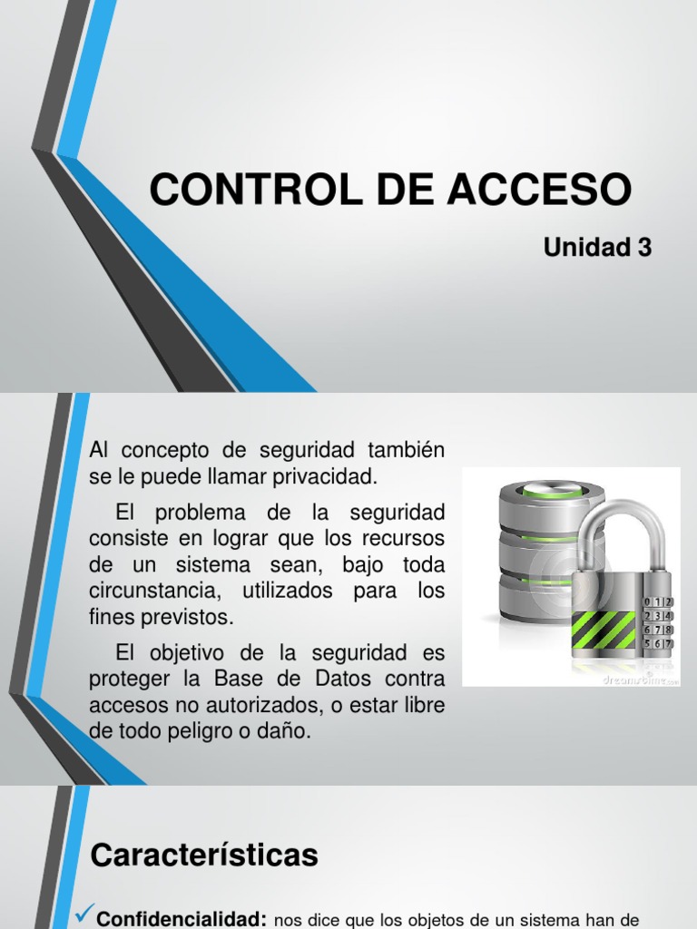 Unidad3 Control de Acceso | Bases de datos | Mi sql