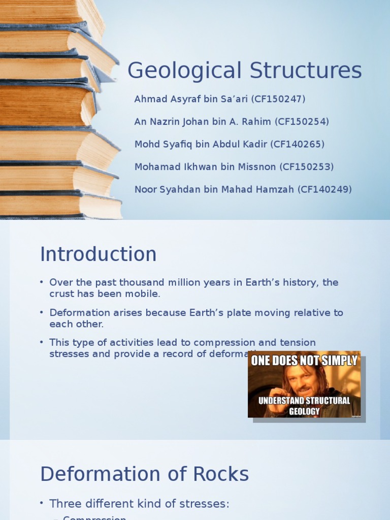 Geological Structures | PDF | Fault (Geology) | Structural Geology