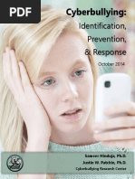 Cyber Bullying Brochure | PDF | Cyberbullying | Cyberspace