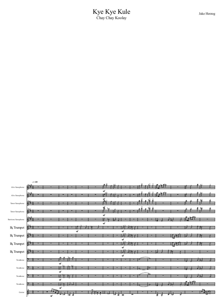 Kye Kye Kule | PDF | Tenor Saxophone | Music Production