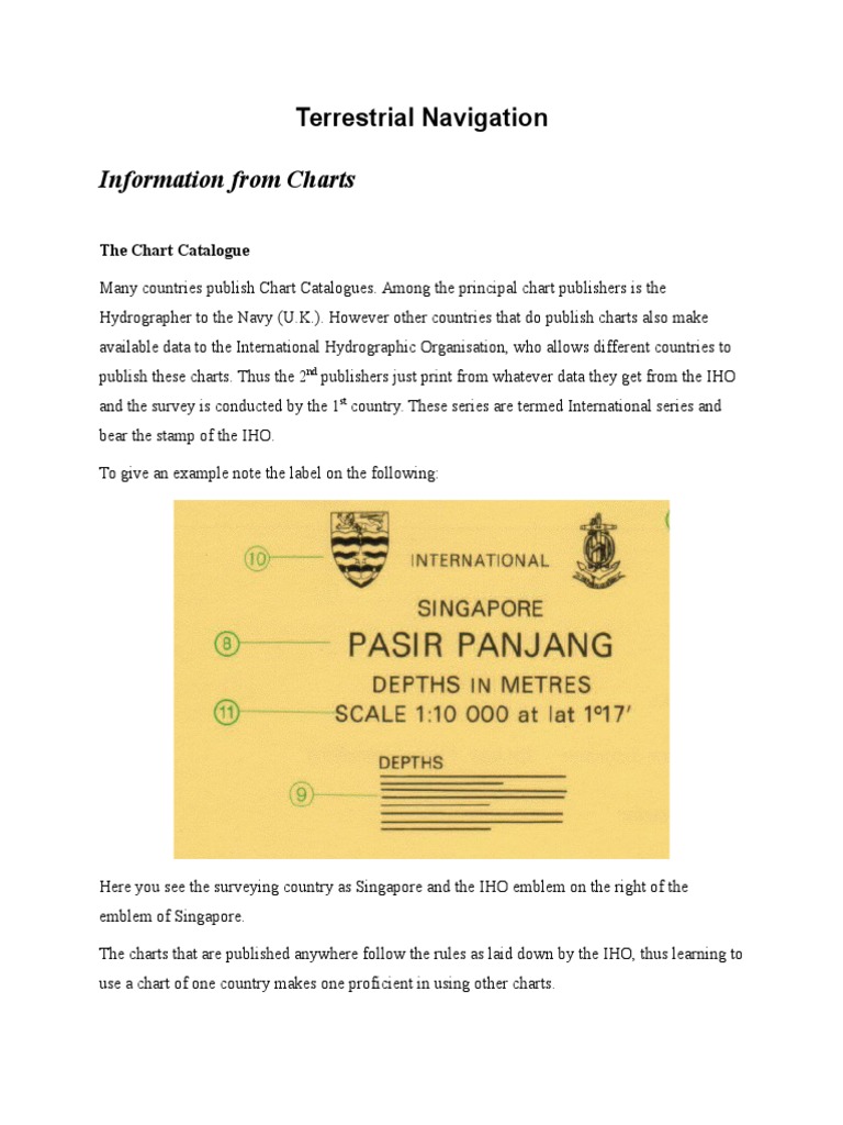 Information On Charts | PDF | Navigation | Navigator