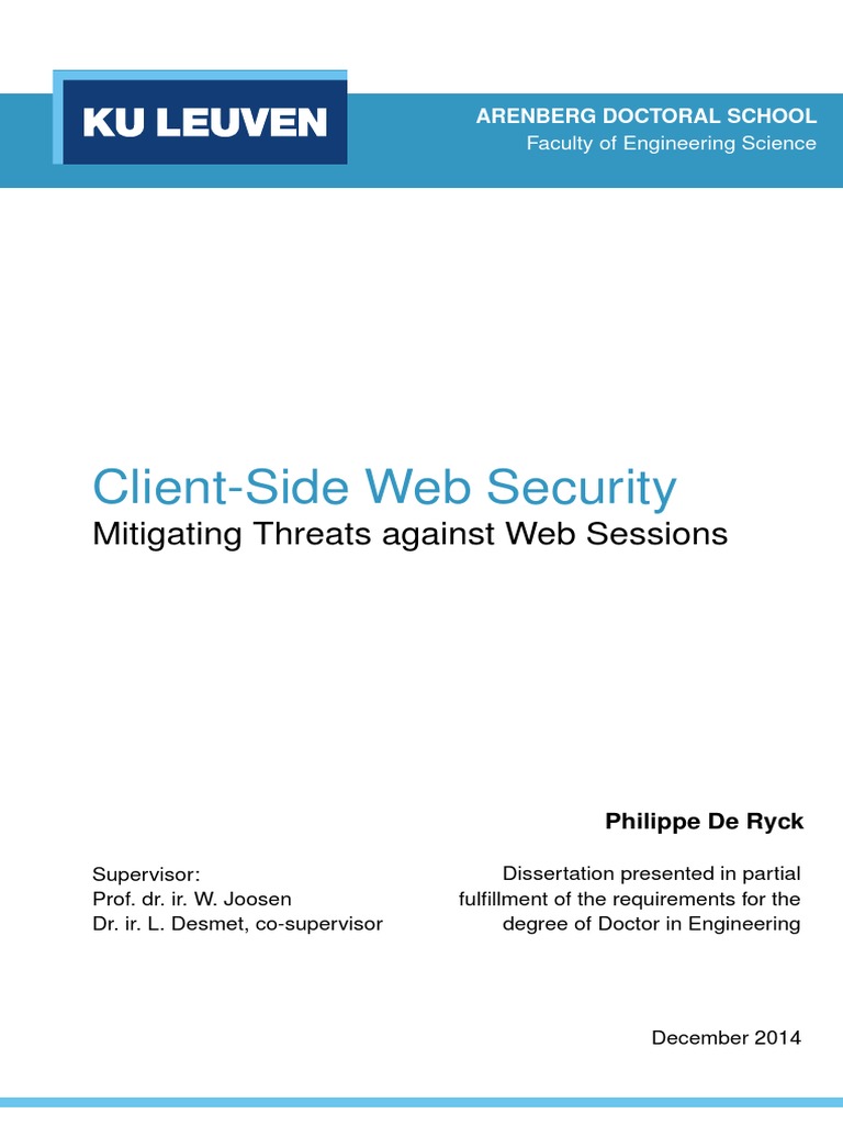 Client-Side Web Security PDF | PDF | Dynamic Web Page | World Wide Web