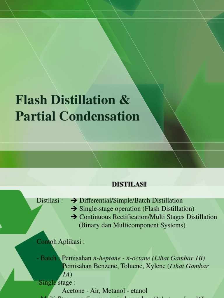 Flash Distillation | PDF