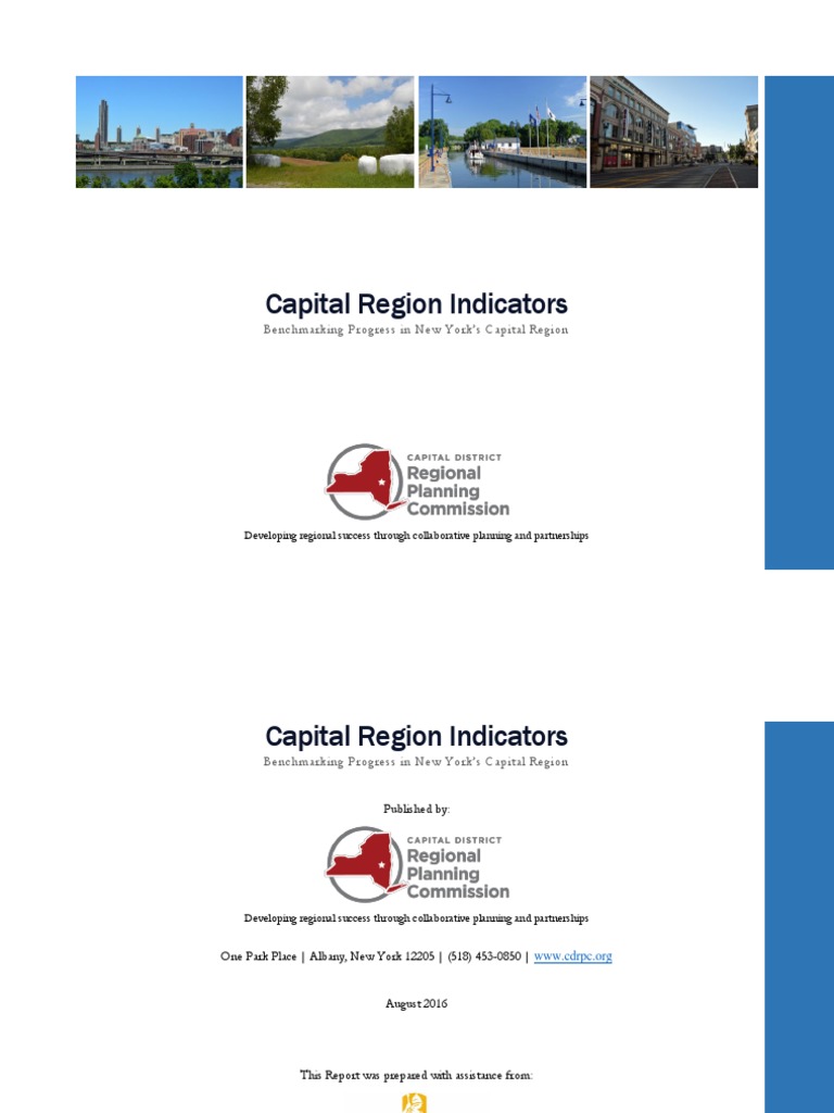 Capital District Regional Indicators, 2016 | PDF | Poverty Threshold ...