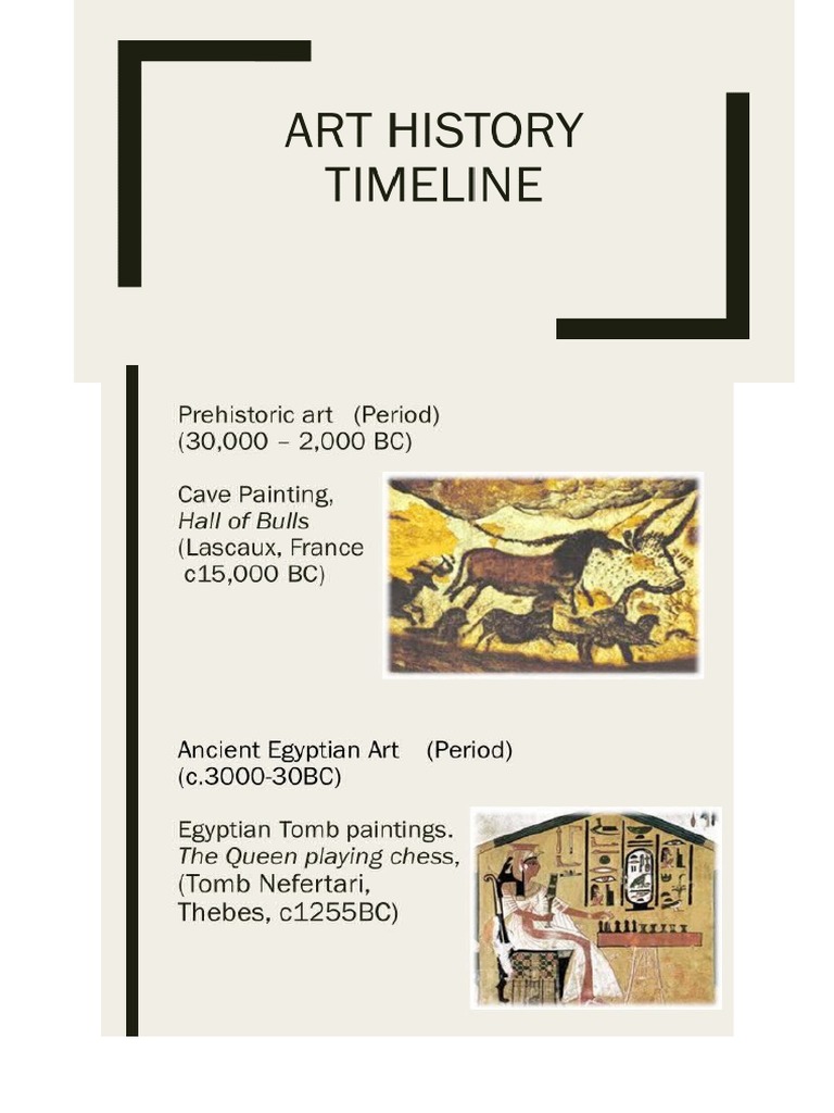 Art History Timeline | PDF