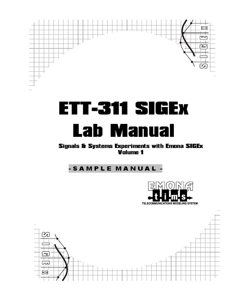 Sigex Sample Lab - Manual v1 - 1 PDF | PDF