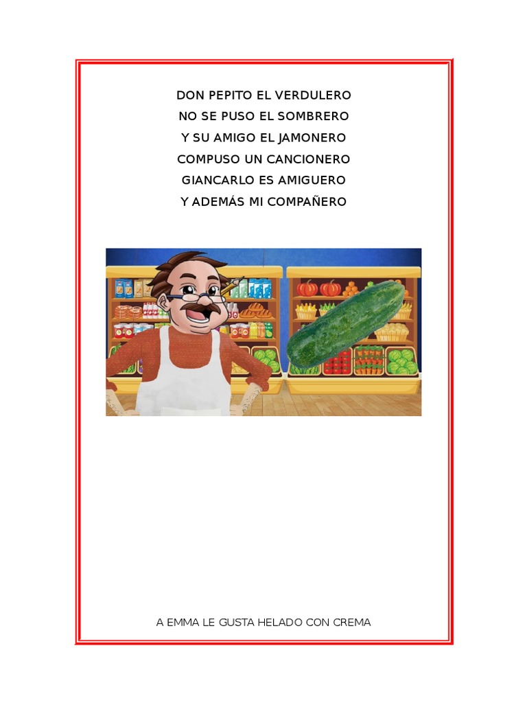 Don Pepito El Verdulero | PDF