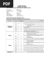 Score Sheet English Activity | PDF