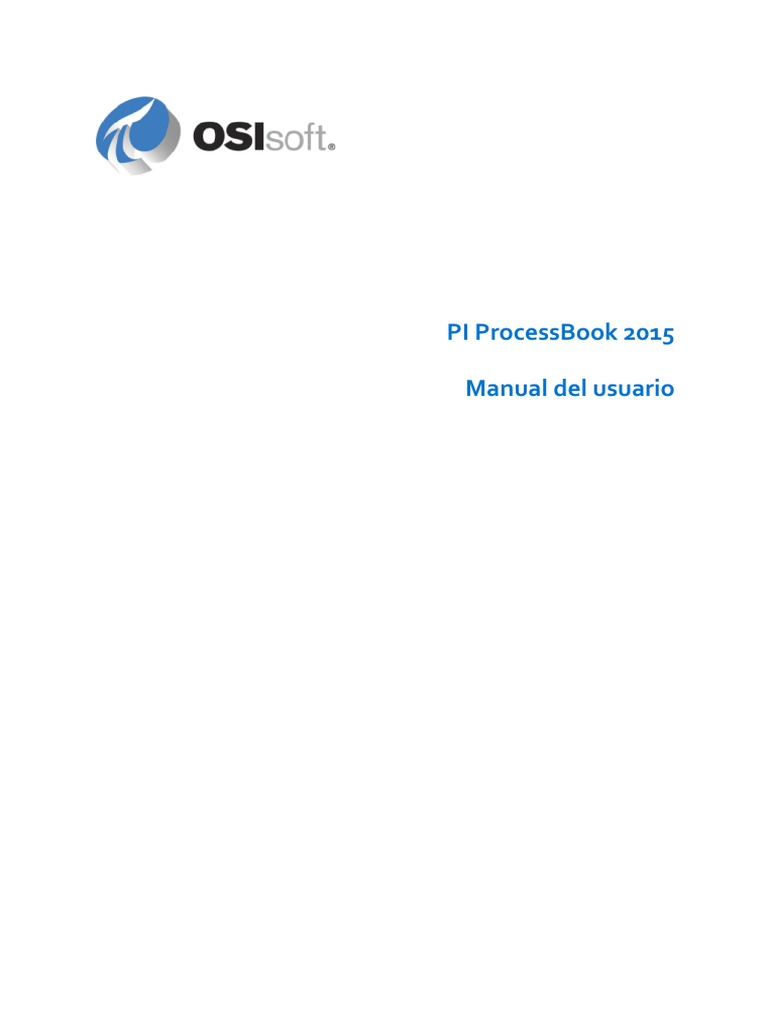 PI ProcessBook 2015 User Guide ES PDF | PDF | Ventana (informática ...