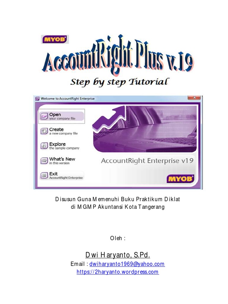 Panduan MYOB AccountRight Plus v19 | PDF