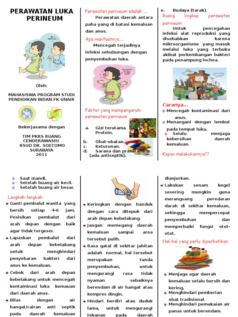 Leaflet Perawatan Perineum | PDF