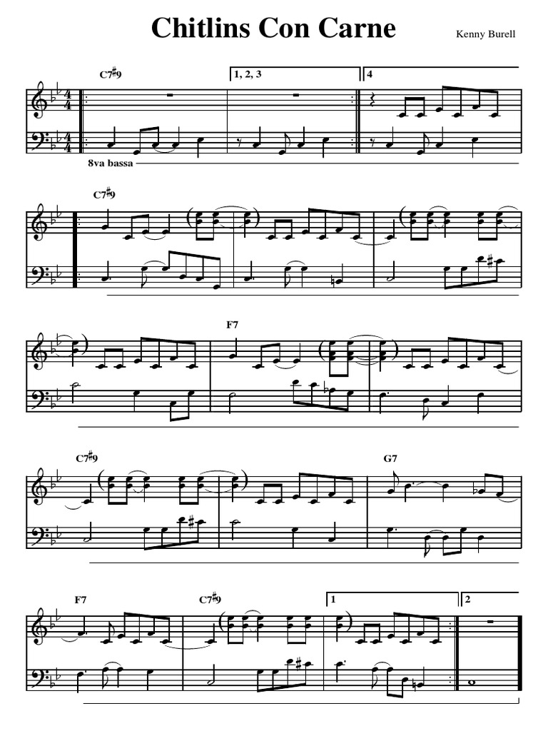 Chitlins Con Carne + Bass PDF | PDF