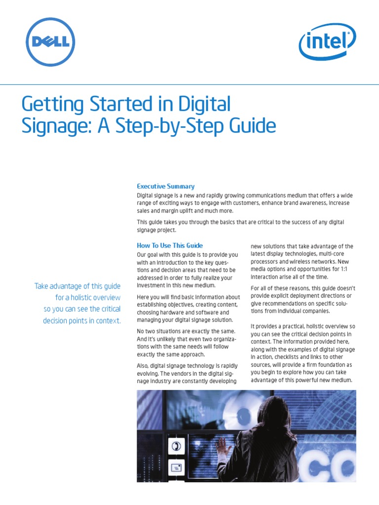 Digital Signage Step by Step Guide | PDF | Solid State Drive | Personal ...