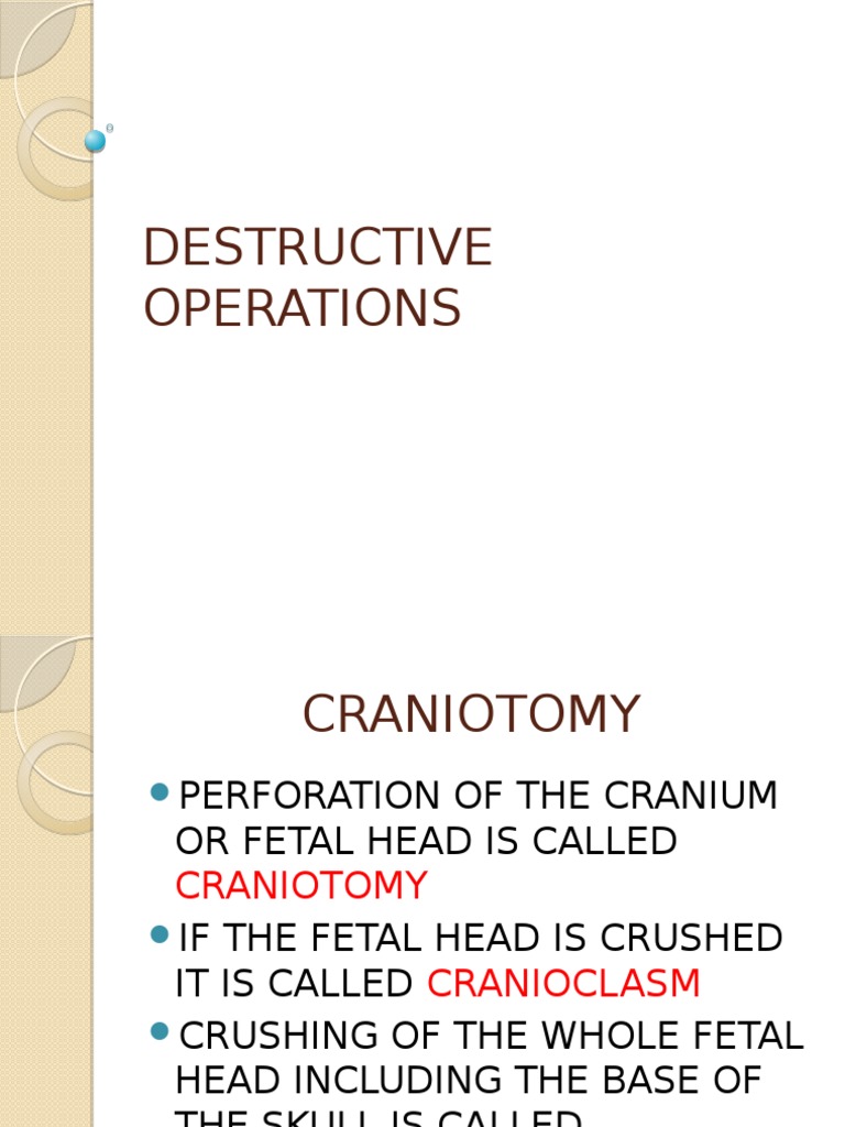 Destructive Operations | PDF