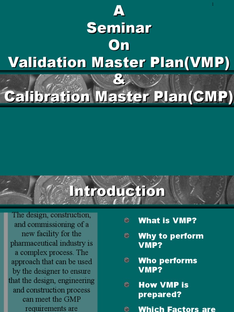 Validation and Calibration Master Plan | PDF | Verification And ...