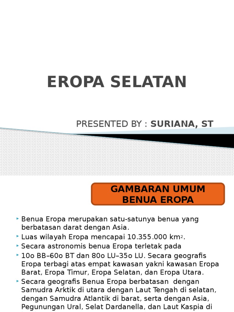 Eropa Selatan | PDF