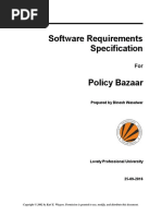 Srs For Bank Management System | PDF | Software Testing | Online Banking