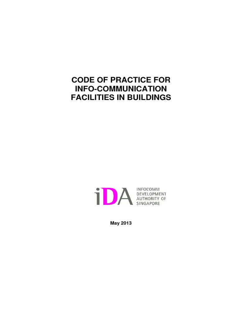 Code of Practice For Info-Communication Facilities in Buildings | PDF ...