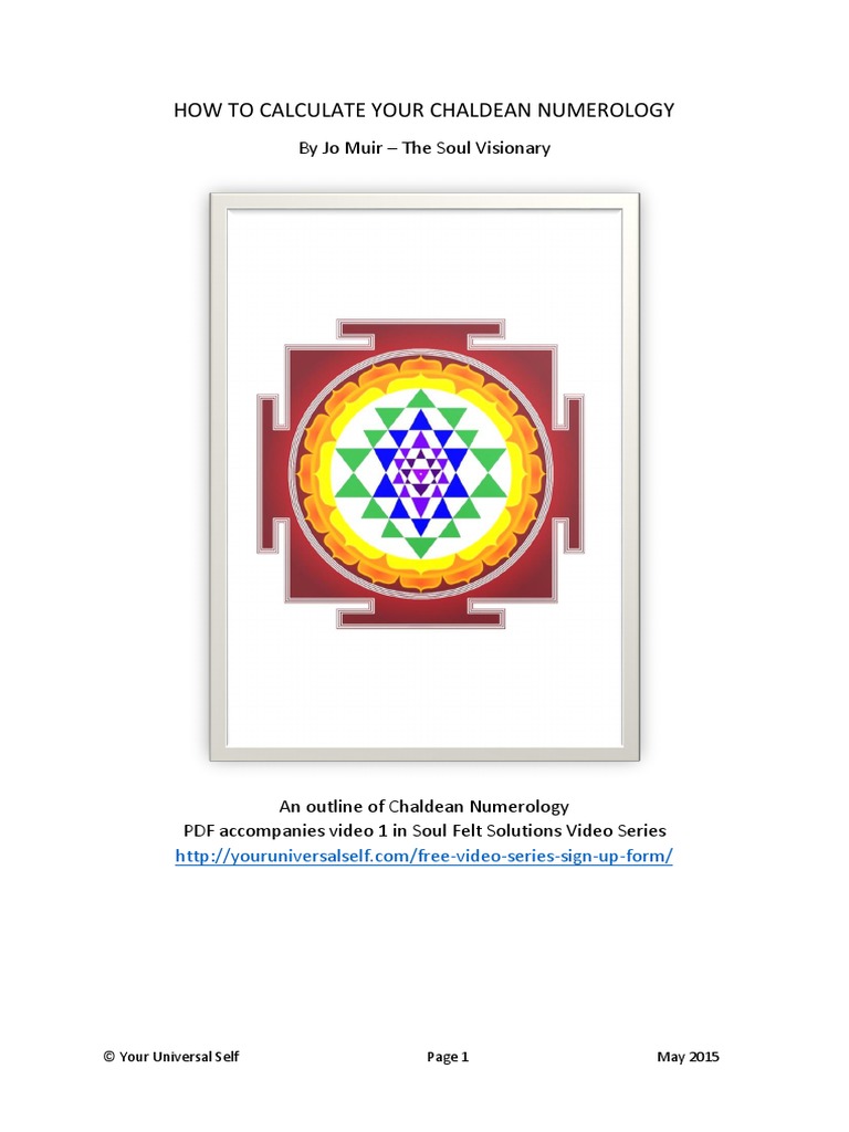 How Chaldean Numerology | PDF | Self | Soul