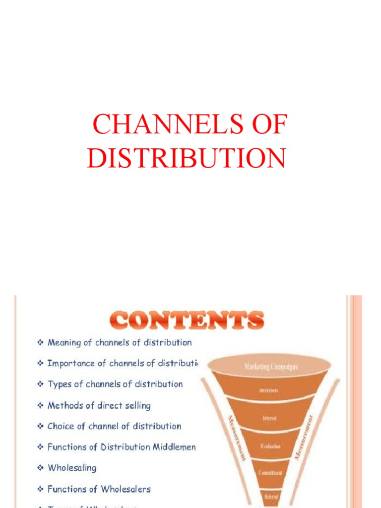 Distribution Channel | PDF