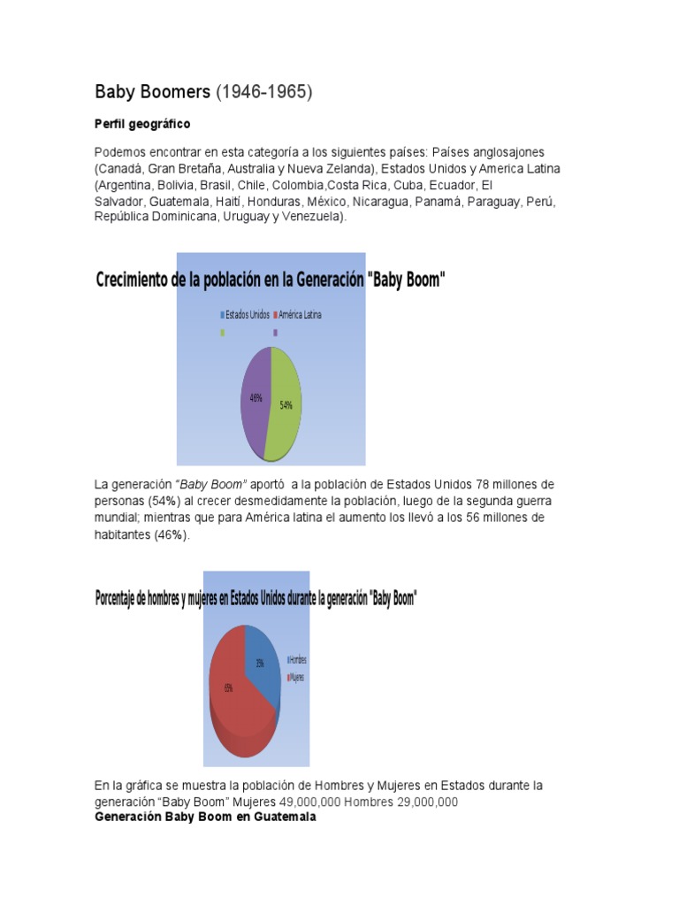 Baby Boomers | PDF | America latina | Américas