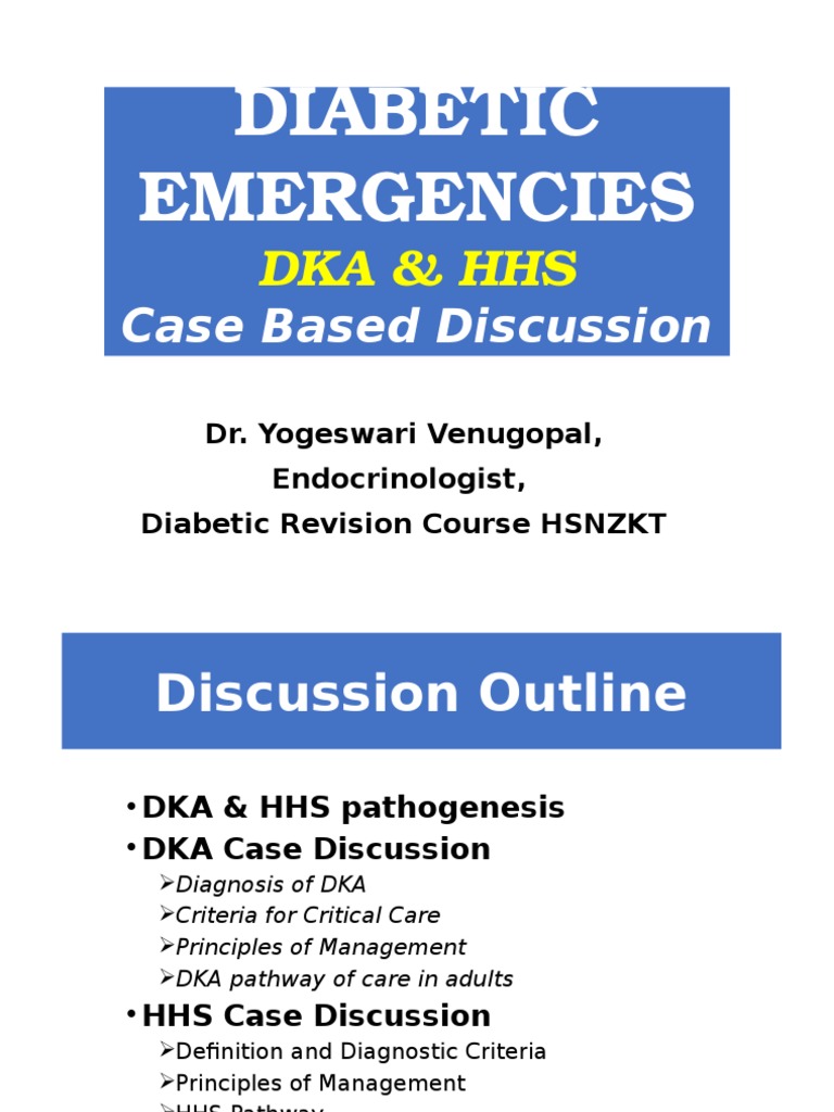 Diabetic Emergencies Case Studies | PDF | Hypoglycemia | Blood Sugar