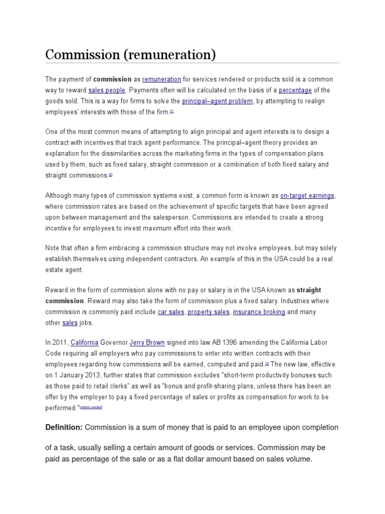 What is a Sales Commission? Definition, Purpose and How Commissions ...