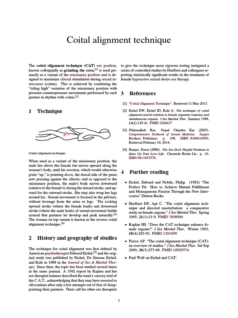 Coital Alignment Technique | Sexual Intercourse | Mammalian Sexuality