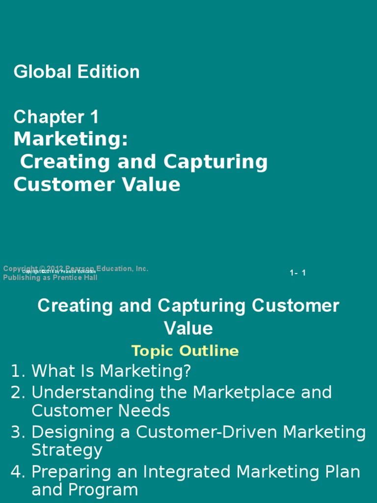 Global Edition Marketing: Creating and Capturing Customer Value | PDF | Customer Relationship ...