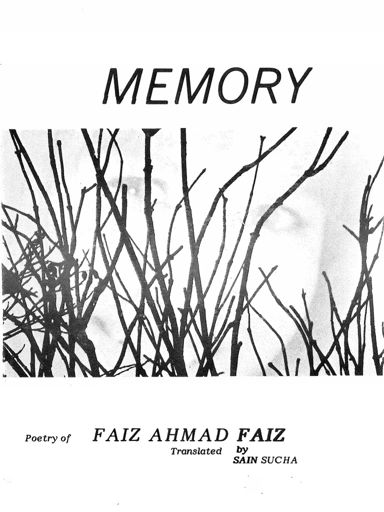 Faiz Ahmad Faiz, Sain Sucha-Memory - Poetry of Faiz Ahmad Faiz-Vudya ...