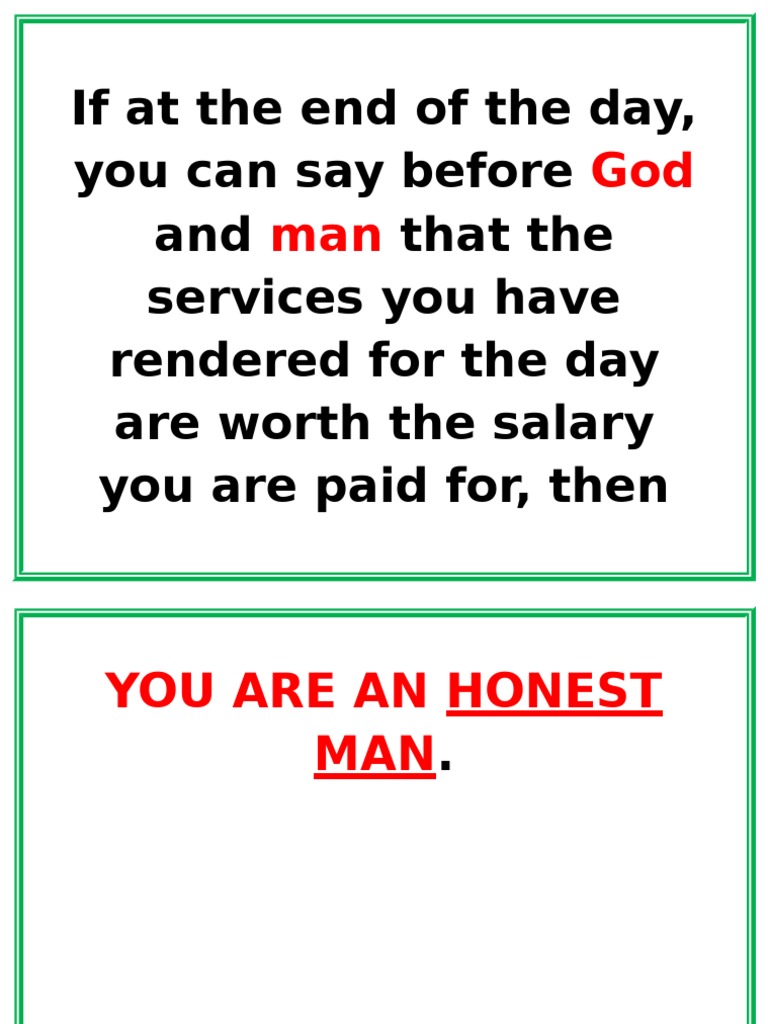 If at The End of The Day, You Can Say Before and That The Services You ...