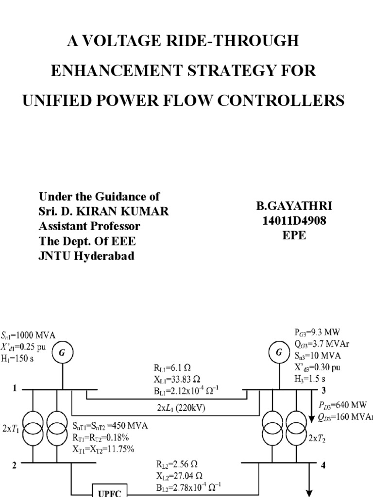 A Voltage Ride-Through Enhancement Strategy For Unified Power Flow Controllers | PDF | Ac Power ...