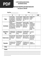 Rubrics For Advocacy Campaign Video | PDF